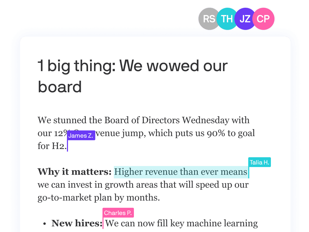 Collaborative Editing Software Real Time Editor Tools Axios Hq